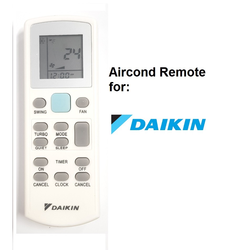 Daikin compatible Aircond Remote control ECGS02 ECGS02-i APGS02 APGS02 ...