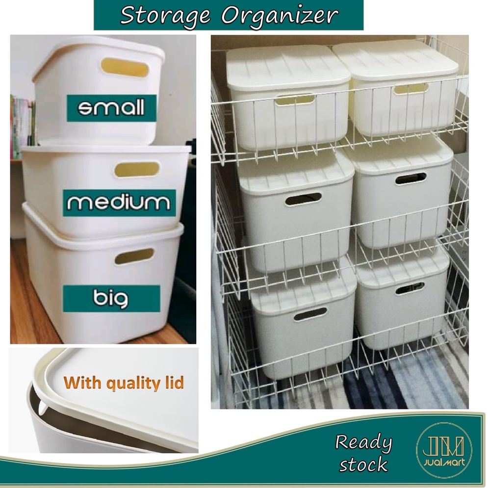Box storage with lid white bekas plastik penutup putih kotak besar ...