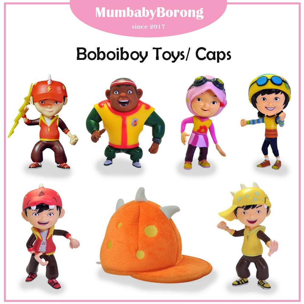 MB Boboiboy Lightning Orange Cap Toys Petir Oren Topi Mainan (Random ...