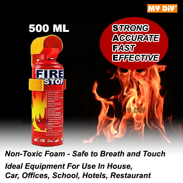 MYDIYHOMEDEPOT - Mini Portable Fire Extinguisher Fire Foam Home ...