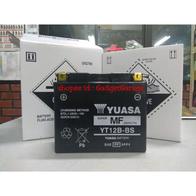 YUASA YT12B-BS ORIGINAL JAPAN | Shopee Malaysia