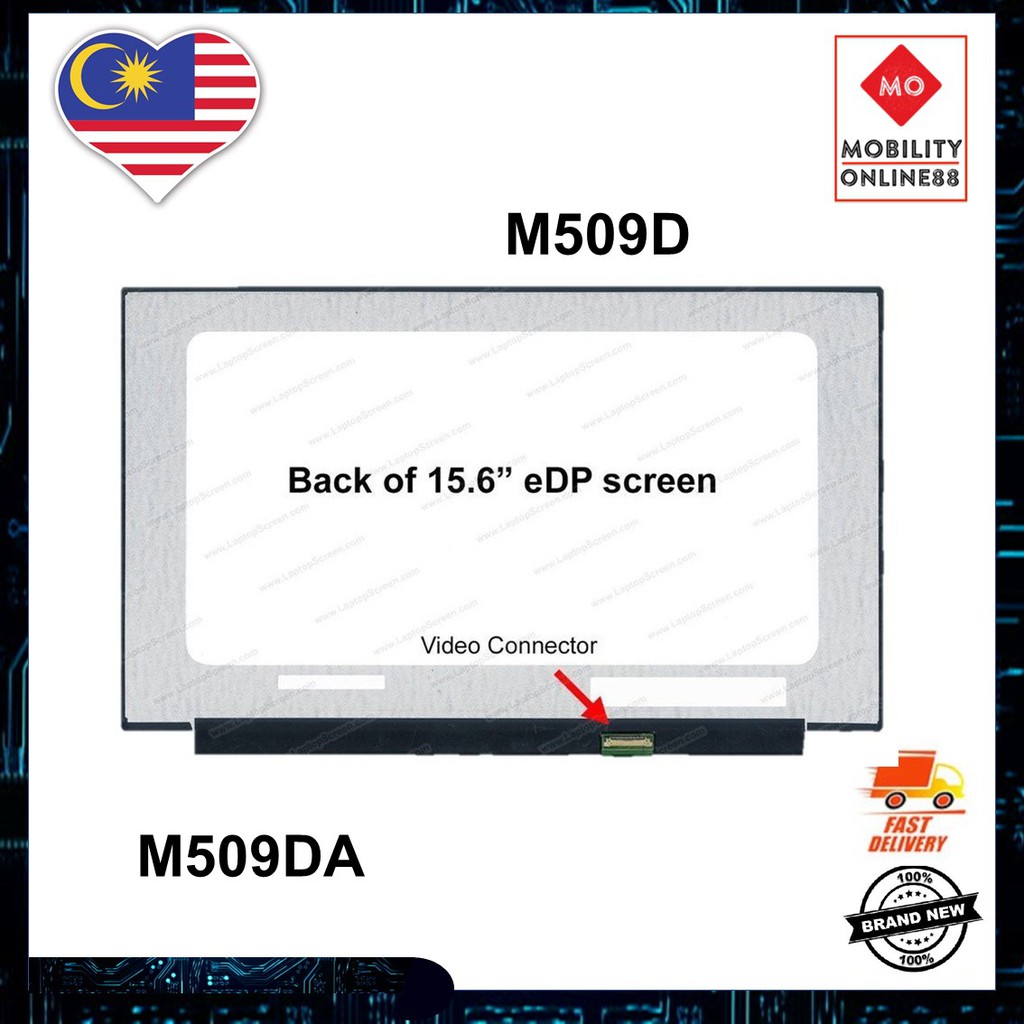 Asus M509D M509DA B156HAN02.1 NT156FHM-N61 V8.0 AN515-54 A315-34 K513E ...