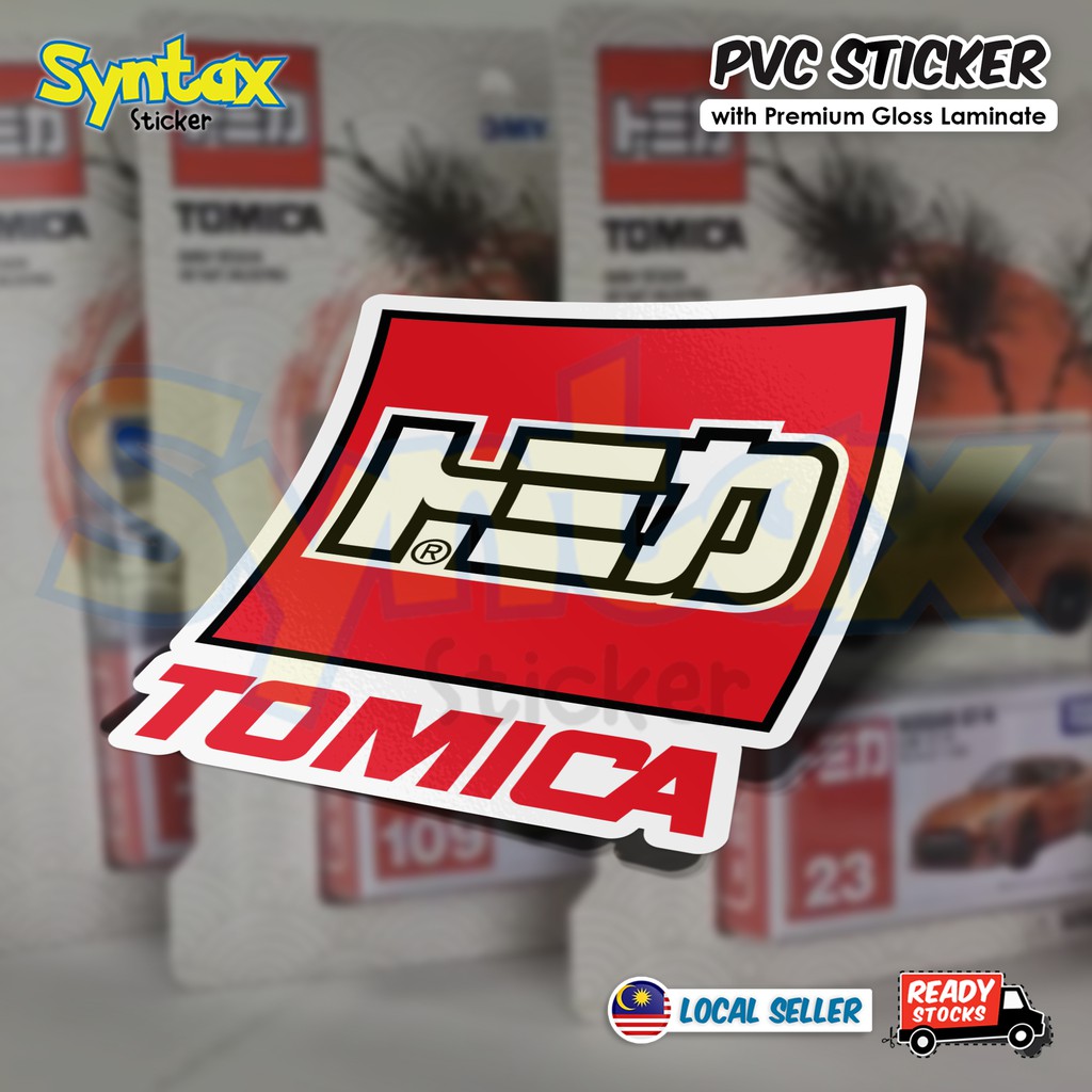 TOMICA Logo - 3M PVC Sticker (Waterproof) - Die-Cast Toy Vehicle ...