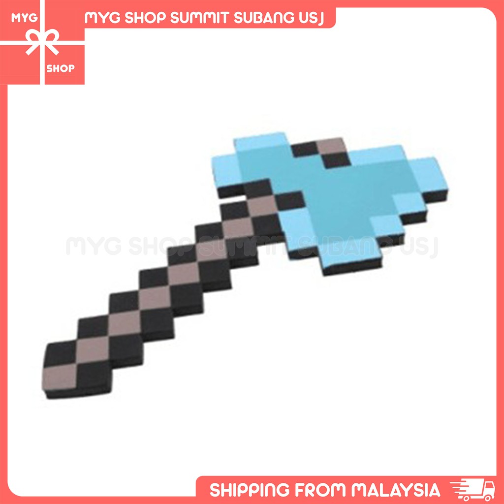 OEM 8 Bit Minecraft Game Soft Foam Pretend Play Cosplay Weapon ...