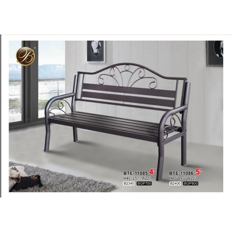 HOT SALES READY STOCK BENCH CHAIR OUTDOOR INDOOR RELAX 5 KAKI LIMA 3 ...