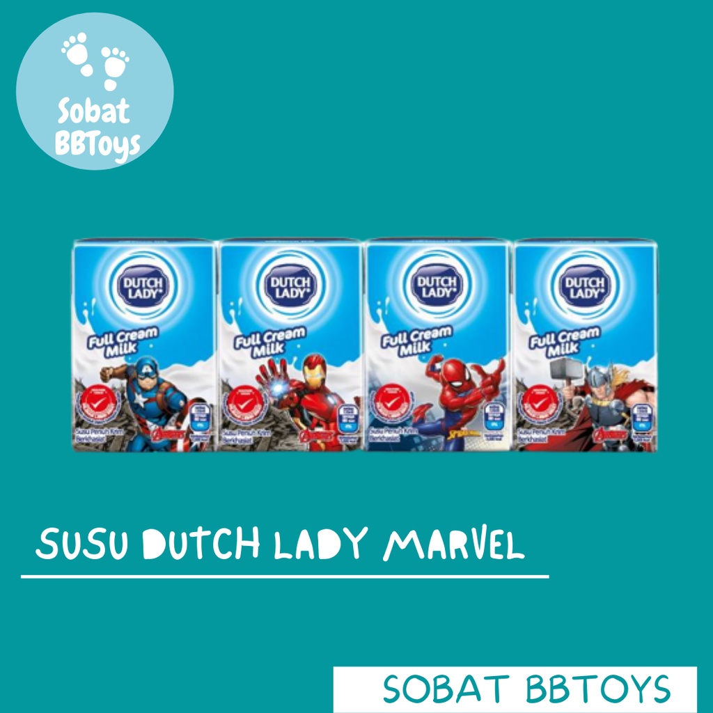 SUSU DUTCH LADY MILKY MARVEL FULL CREAM (125ml x 40) SUSU KOTAK SUSU ...