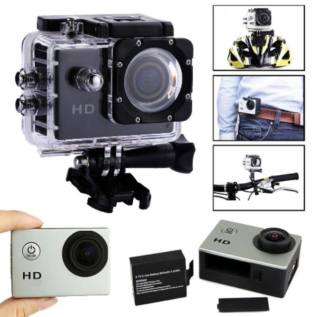 Full HD 1080P 12MP 30M Waterproof Sports Action Camera DV DVR 2.0 ...