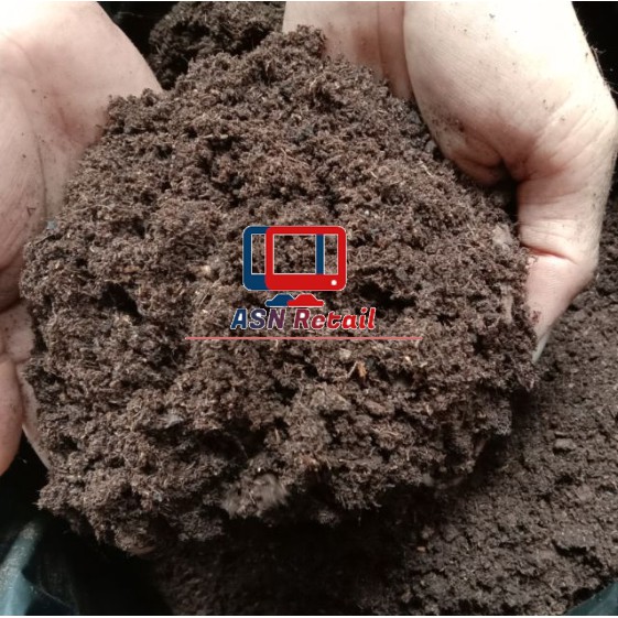 Peatmoss 1kg (3.8Litre)tanah semaian plotting soil substrate superfine ...