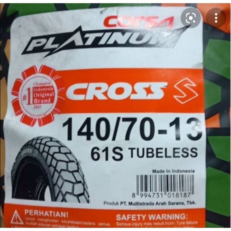 2023/2022 / 2021 Tayar Corsa cross s 110/70-13 120/70-13 130/70-13 140/70-13 | Shopee Malaysia
