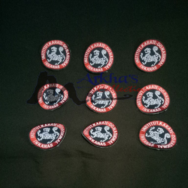 Inkanas Karate Teacher Logo Embroidery Badge | Shopee Malaysia