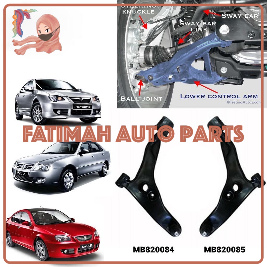 Front Lower Arm Proton Waja 2000-2011 Gen2 2004-2012 Persona Lama 2007-2016 | Shopee Malaysia