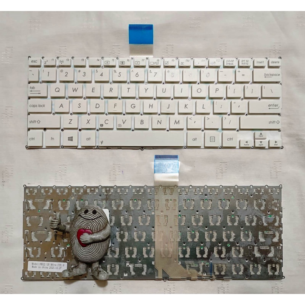 Original ASUS X200 series WHITE KEYBOARD | Shopee Malaysia
