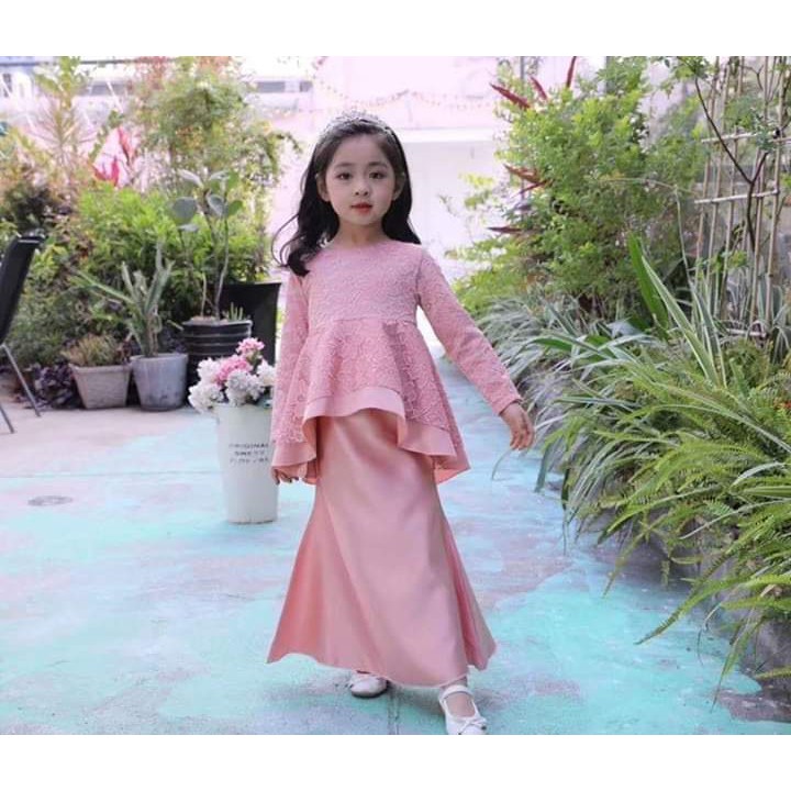 COOLELVES 4 BAJU RAYA - PEACH ( SIZE 1Y-12Y ) | Shopee Malaysia