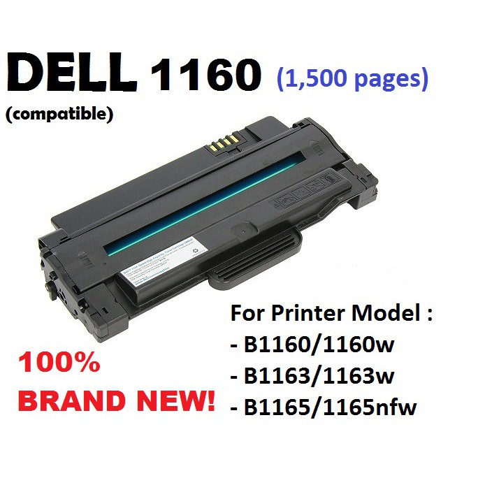 DELL B1160 B1160w B1163 B1163w B1165 B1165nfw Compatible Black Toner ...