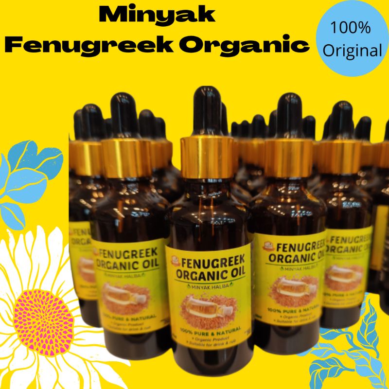 Minyak Halba Helbah Fenugreek Oil Organic 100% original natural and ...