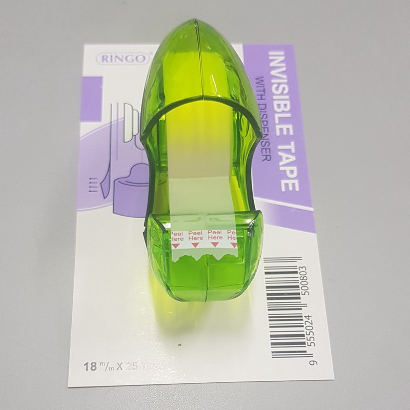 Invisible / Magic Tape 18mm x 25 yards with Tape Dispenser | Shopee ...
