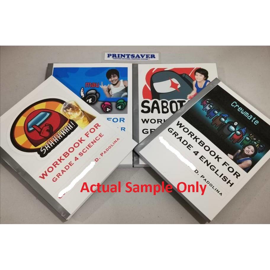 Grade 4 Complete Set Workbook Kids Learning Material Worksheet Children ...