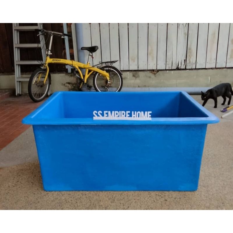 NEX 3 x2x1.5 White Fiberglass Fish Tank Water Pond Aquarium Heavy Duty ...