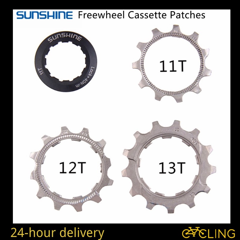 SUNSHINE 1pcs bicycle Cassette Cog MTB Bike 8 9 10 11 12 Speed 11T 12T ...