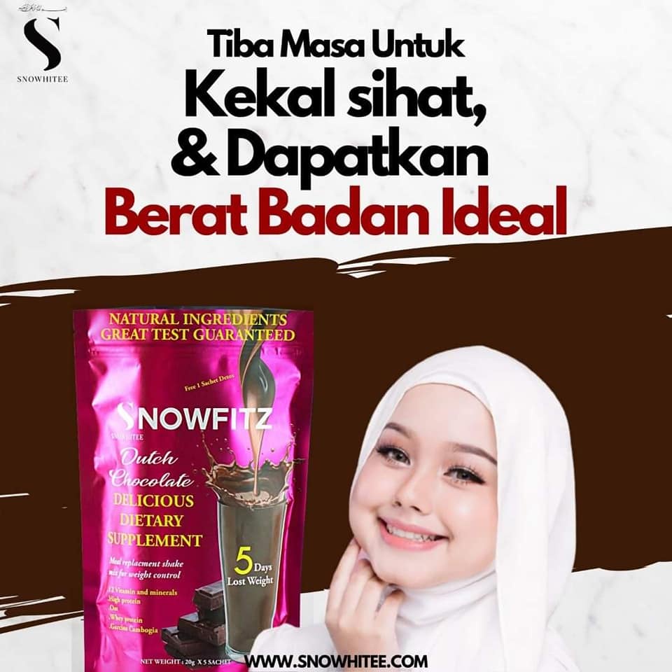 SNOWFITZ DUTCH CHOC BY SNOWHITEE (ORIGINAL HQ) | Shopee Malaysia