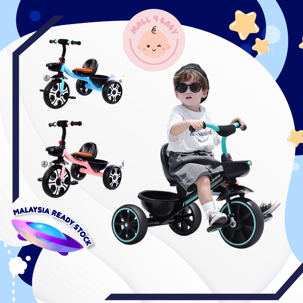 ♥️Mall4Baby♥️ Tricycle Cycling Kid Bike 1-6Year Children Tricycle ...