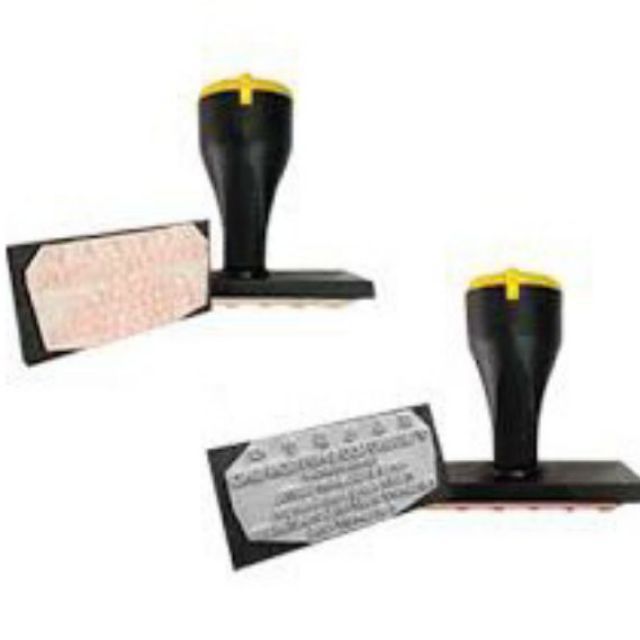 Rubber Stamp Customized Normal Cop Name Company Rubber Stamp Pre Ink ...