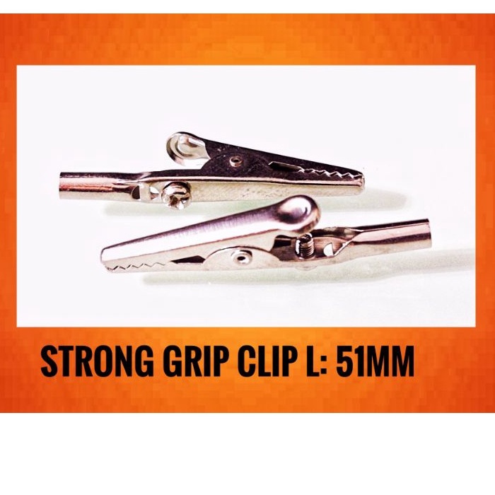 [READY STOCK](10PCS PER PACK) METAL CROCODILE CLIP STRONG GRIP AND ...