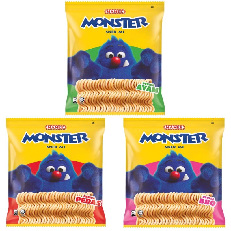 MAMEE Monster Family Pack 8's x 25g (3 Type) | Shopee Malaysia