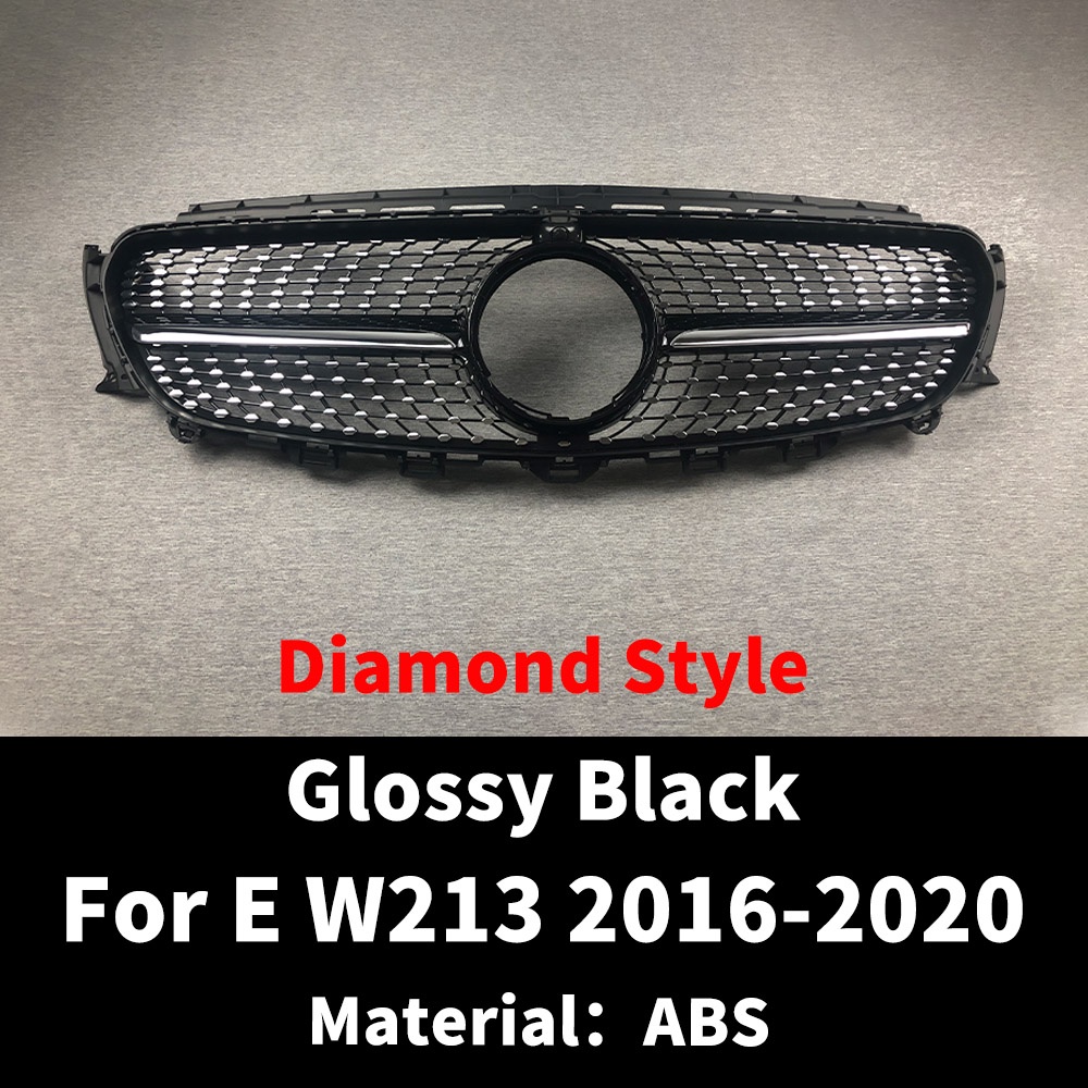 Perfect Match E63 GT Diamond Style Front Bumper Grille Hood Grill For Mercedes W213 C238 A238 ...