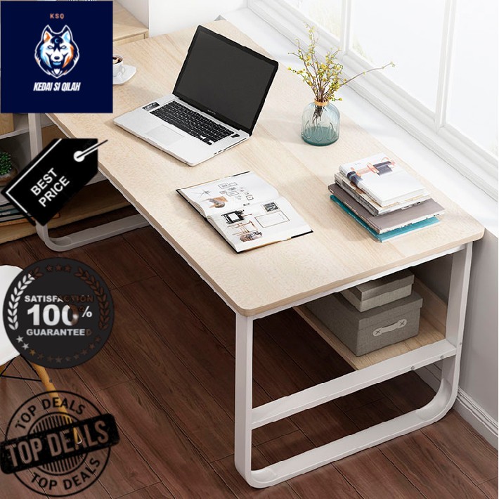 READY STOCK Home Computer Desk Gaming Table Student Writing Desk Simple ...