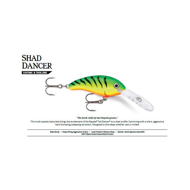 RAPALA SHAD DANCER SDD 04 & SDD 05 & SDD 07 | Shopee Malaysia