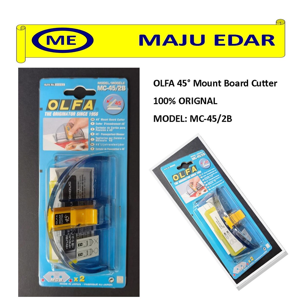 OLFA 45° MOUNT BOARD CUTTER MC-45/2B (100% ORIGINAL) | Shopee Malaysia