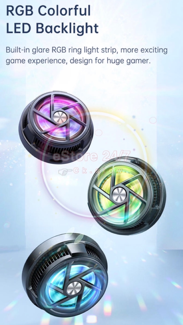 Mcdodo CH 2120 15W Magnetic Wireless Game Charger Mobile Phone Pad Cooling Fan Radiator Turbo ...