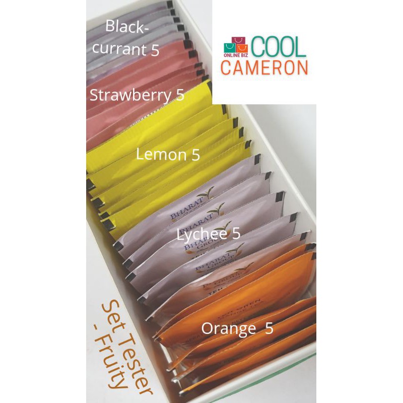 Tester Assorted flavors Trial set. Cameron Valley Tea Mix. Try them all ...