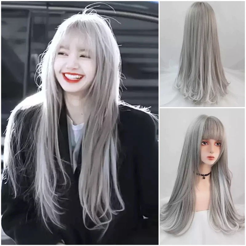 Mira (Blackpink Lisa Same style hair wig) -Natural Wig | Shopee Malaysia