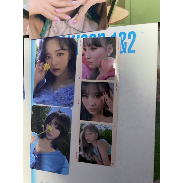 (OFFICIAL)TWICE PHOTOCARD BETWEEN 1&2 album (Nayeon jeongyeon momo sana jihyo mina dahyun ...