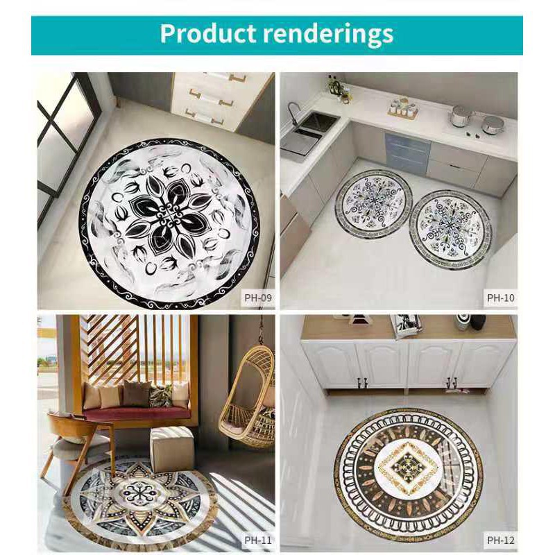 Parquet stickers European style PVC tile stickers Corridor porch tile ...