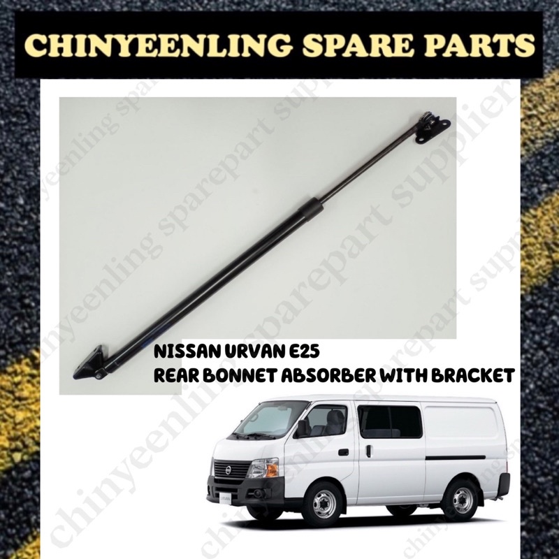 Nissan Urvan E25 Rear Bonnet Absorber With Bracket | Shopee Malaysia
