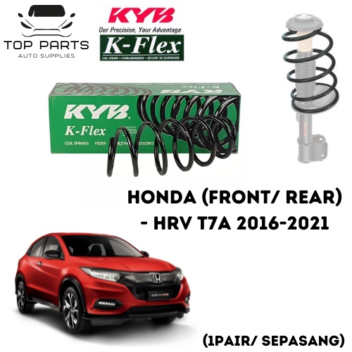 HONDA HRV T7A 2016-2021 FRONT/ REAR KYB KAYABA K-FLEX COIL SPRING SET ...