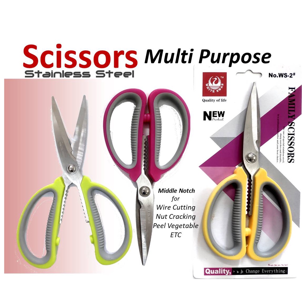 Scissors Multi Purpose Kitchen Scissors Office Scissors Stainless Steel ...