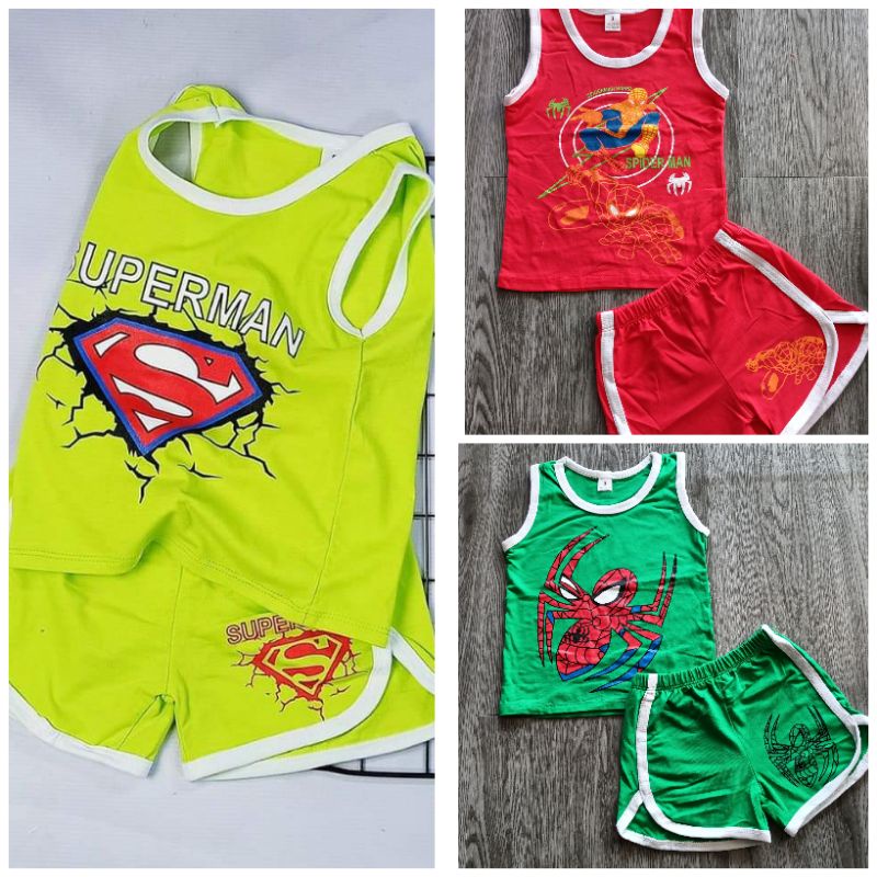 [READY STOCK] Playset Singlet Boy !!! Playset Superhero !!! Kid's ...