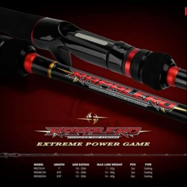 RAPALA RAPALERO CASTING ROD | Shopee Malaysia