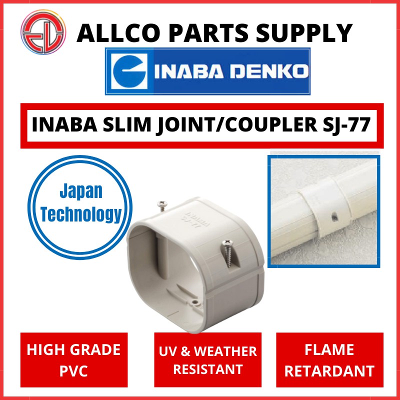 AIR COND PIPE DUCTING TRUNKING INABA SLIM JOINT/COUPLER SJ-77 | ALLCO ...