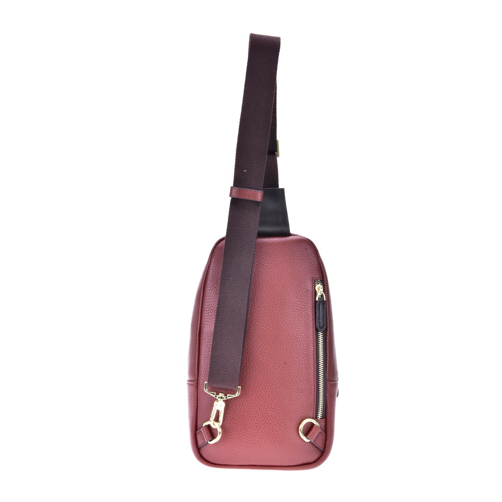 Charles Berkeley DURHAM Genuine Leather Crossbody Bag for Men Chest Bag ...