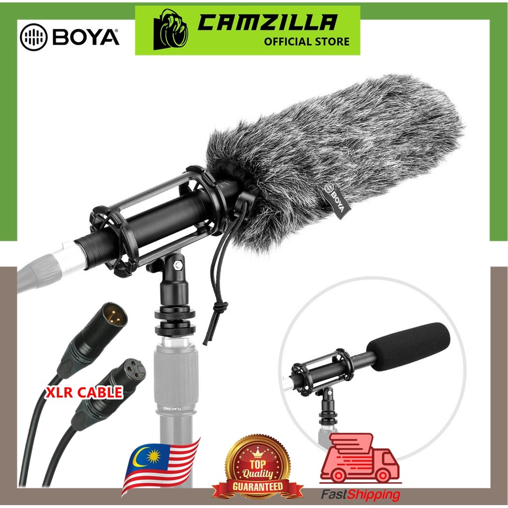 BOYA BY-BM6060 BY-6060L Professional Shotgun Microphone Super-Cardioid ...