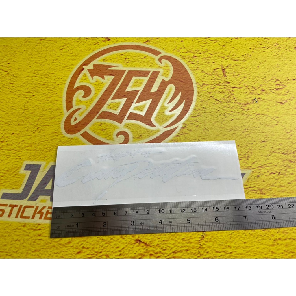 Sticker The Spirit of Competition Bonet Kereta Mitsubishi Lancer Evo ...