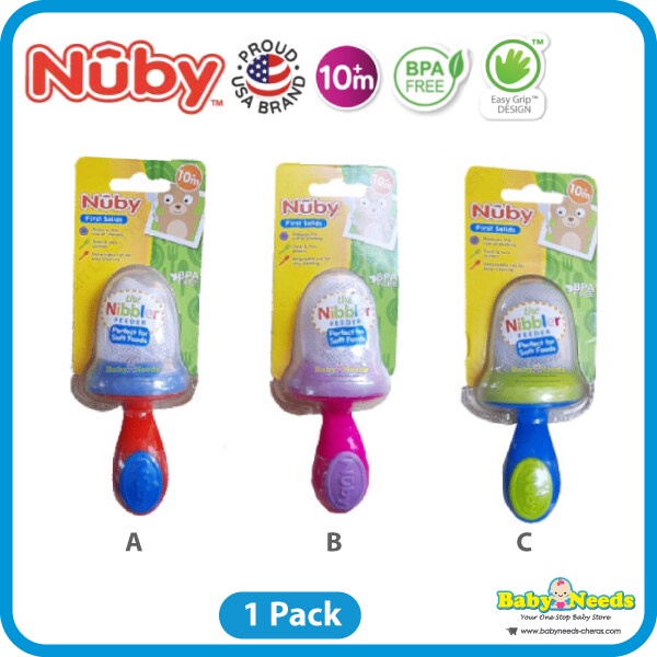 Nuby The Nibbler Baby Food Feeder with Cover | Shopee Malaysia