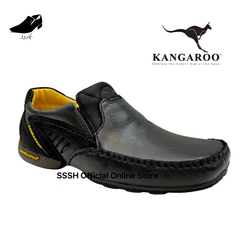 [READY STOCK ! ] ORIGINAL Full LEATHER KANGAROO loafer Shoes Slip On ...