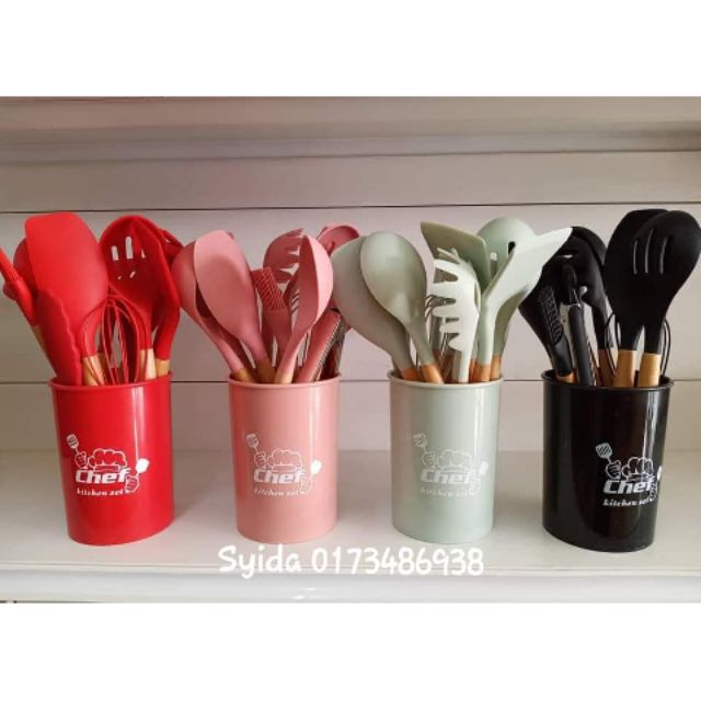 🔥SET SENDUK SILIKON TAHAN LASAK 12 PCS🔥 | Shopee Malaysia