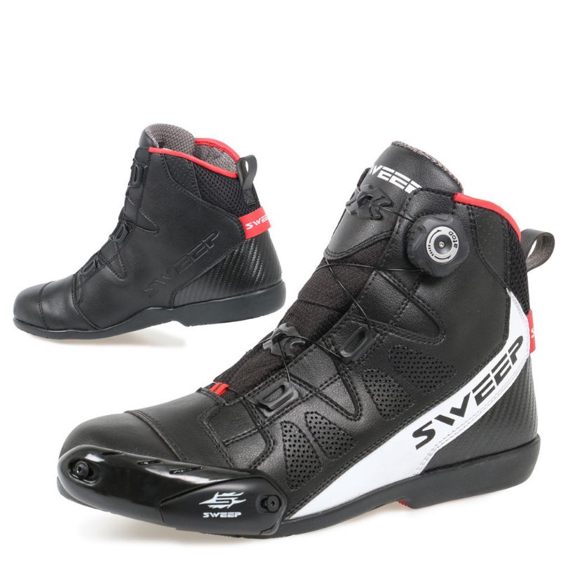 SWEEP SCHIHANE Motorcycle Riding Boots Size 42 = UK8 US9 | Shopee Malaysia